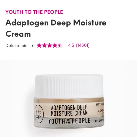 Sephora | Skincare | Youth To The People Adaptogen Deep Moisture Cream ...